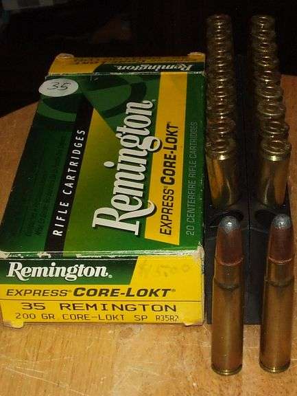 20 Rounds Rem 35 Remington - Baer Auctioneers - Realty, LLC