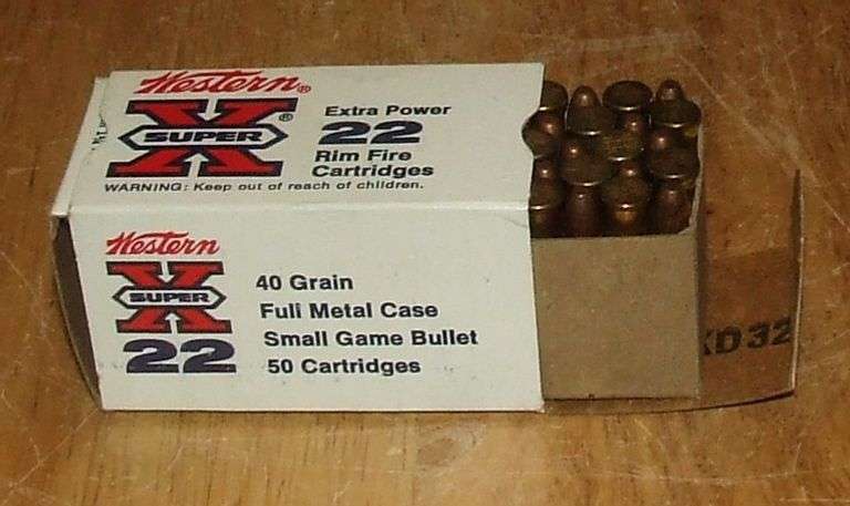 50 Rounds Western 22 RF Magnum - Baer Auctioneers - Realty, LLC