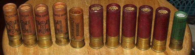 11 Old Paper Shotshells - Baer Auctioneers - Realty, LLC