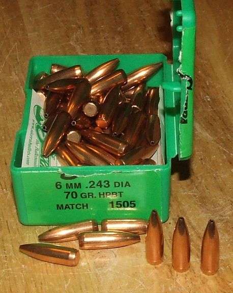 67 Sierra Match King 6mm Bullets - Baer Auctioneers - Realty, LLC