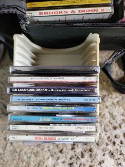 Case Of CDs And Radio CD Player - Baer Auctioneers - Realty, LLC