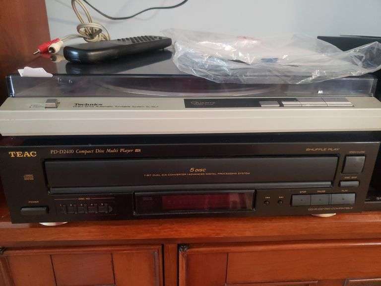 TEAC Compact Multi Player And Technics Direct Drive Automatic Turntable ...