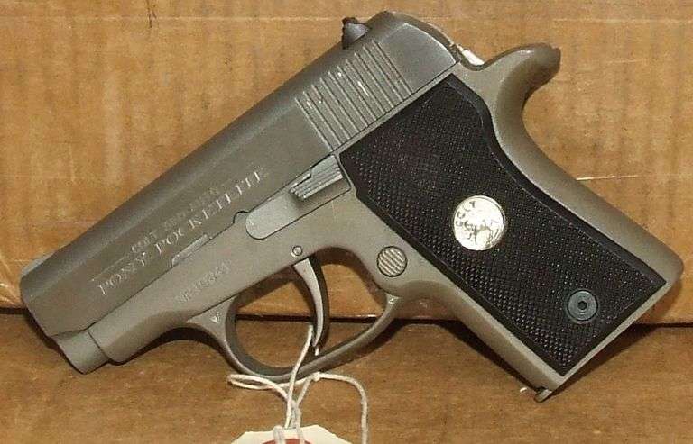 Colt Pony Pocketlite 90 380 Auto Pistol - Baer Auctioneers - Realty, LLC