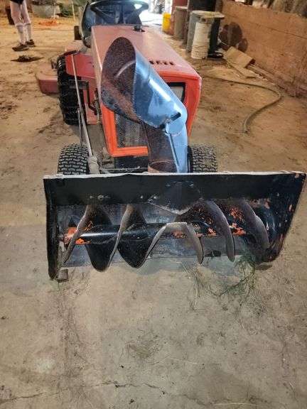 Simplicity Sovereign 18 Hydro Lawn Mower w/ Mower Deck & Attached Snow ...