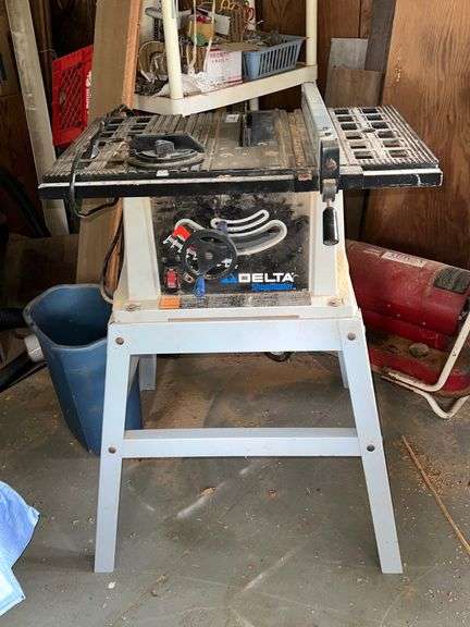 Delta Shop Master Table Saw w/ Stand - Baer Auctioneers - Realty, LLC