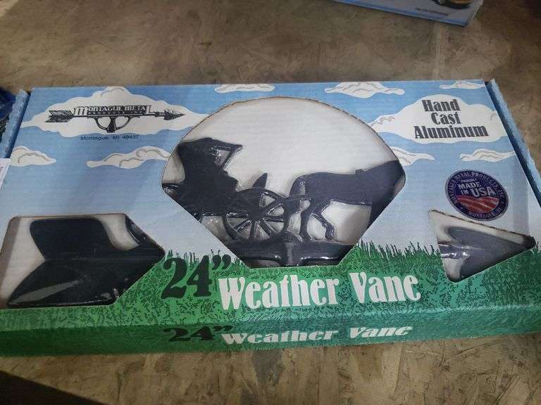 Montague Metal Hand Cast Aluminum 24” Weather Vane - Baer Auctioneers ...