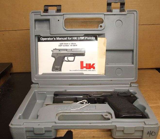 HK UPS 40 S&W Pistol - Baer Auctioneers - Realty, LLC