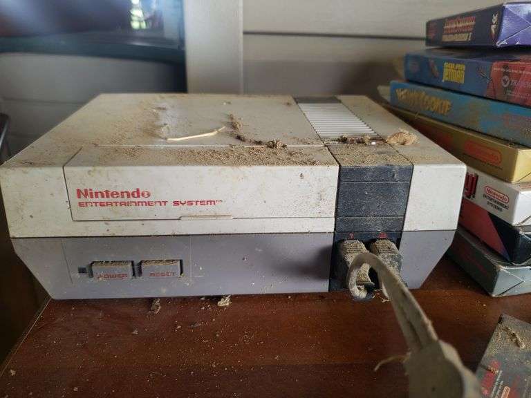 Nintendo Entertainment System, Controller, Cartridges, Empty Game Boxes ...