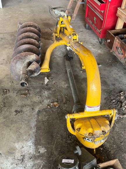 Danuser 3 Point Post Hole Digger With Auger - Baer Auctioneers - Realty ...