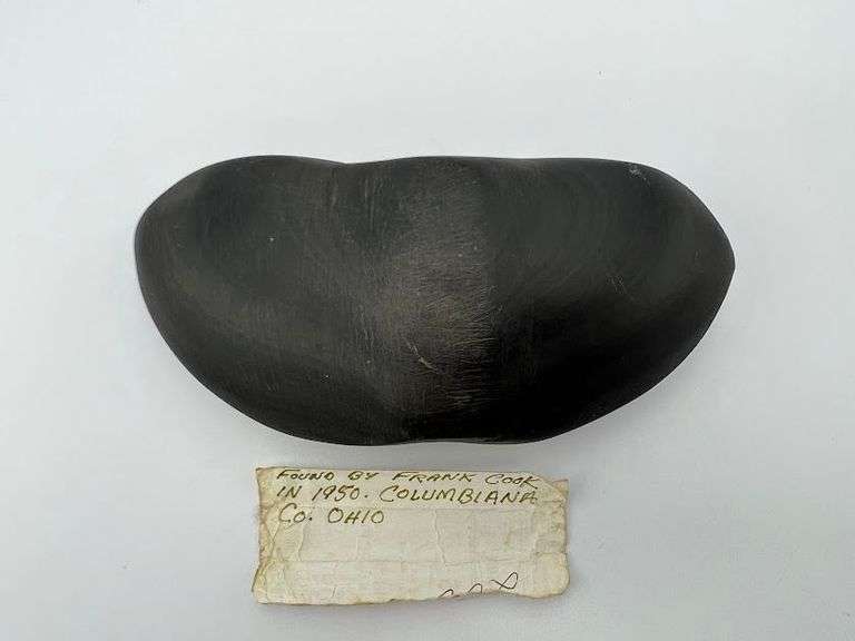 Banded Slate Bannerstone Found by Frank Cook in 1950 Columbiana Co.Ohio ...