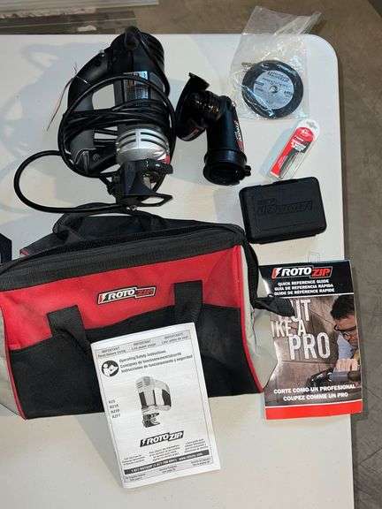 Roto-Zip Model RZ10 by Bosch Tool w/ Cut off Attachment, Manuals, and ...