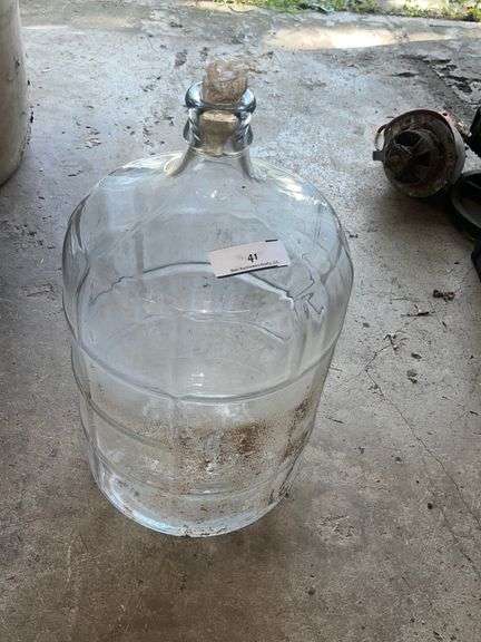 5 Gallon Glass Jug - Baer Auctioneers - Realty, LLC
