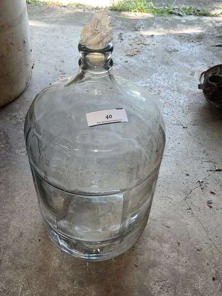 5 Gallon Glass Jug - Baer Auctioneers - Realty, LLC
