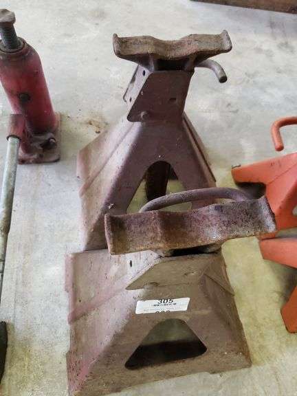Pair 5 Ton Jack stands - Baer Auctioneers - Realty, LLC