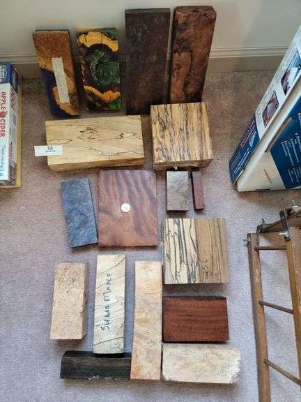 Assorted Large Wood Blocks - Baer Auctioneers - Realty, LLC
