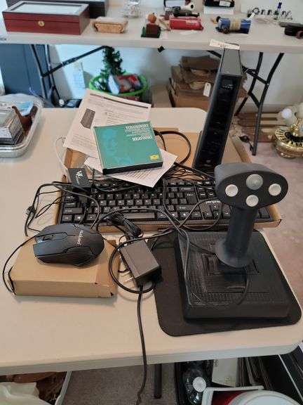 Router, Keyboard, Mouse, Joy Stick - Baer Auctioneers - Realty, LLC