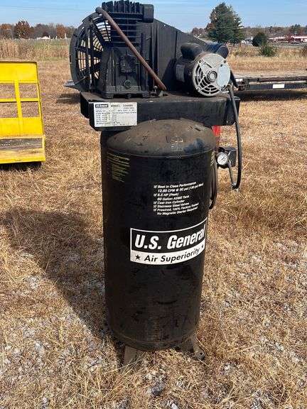 US General Air Compressor - Baker Auctions & Real Estate, LLC