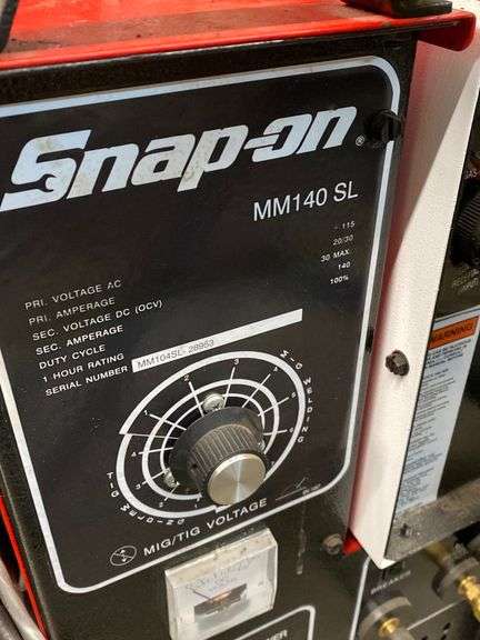 Snap-On Welder, Rods, and Tank - Baker Auctions & Real Estate, LLC
