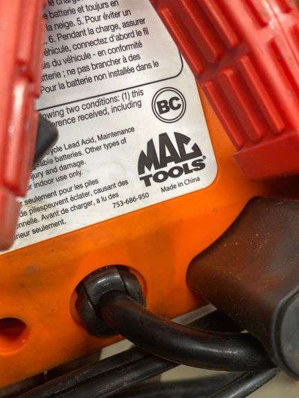 Mac Tools Battery Charger - Baker Auctions & Real Estate, LLC
