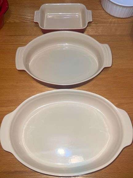 Stoneware Baking Dishes - Baker Auctions & Real Estate, LLC