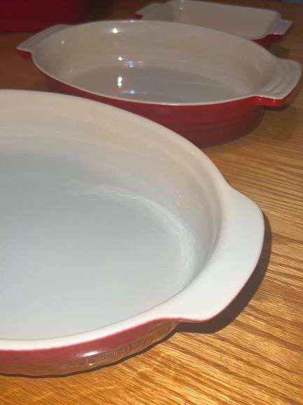 Stoneware Baking Dishes - Baker Auctions & Real Estate, LLC