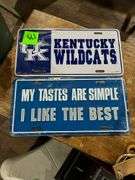 License plates - Baker Auctions & Real Estate, LLC