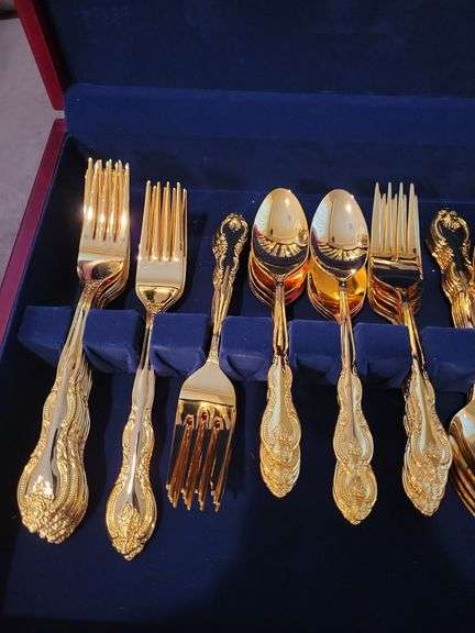 International Gold-plated Stainless China - Baker Auctions & Real ...