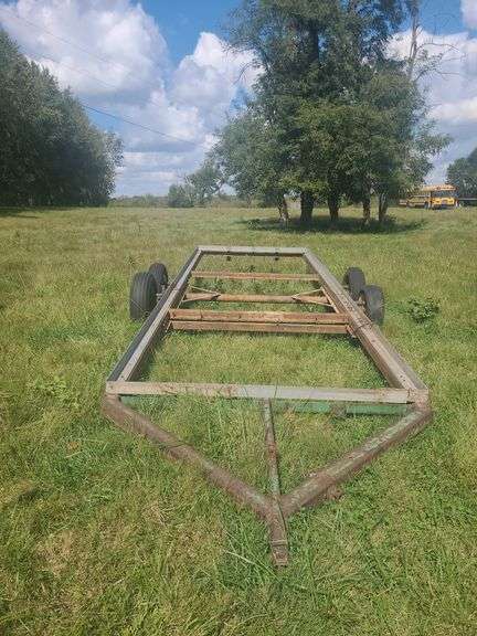 Metal trailer frame - Baker Auctions & Real Estate, LLC