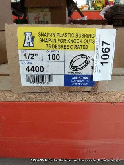 AI FITTINGS 1/2" SNAP-IN PLASTIC BUSHINGS - Bentley & Associates, LLC