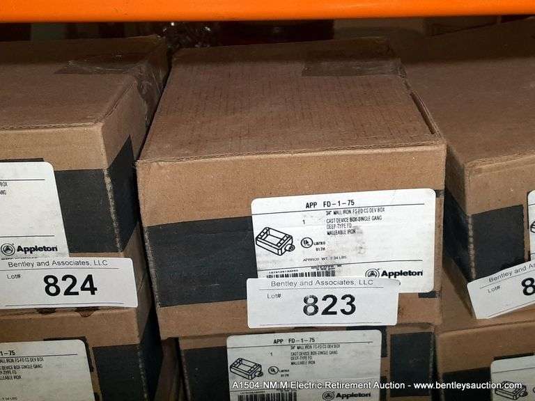 APPLETON ELECTRICAL BOX - Bentley & Associates, LLC