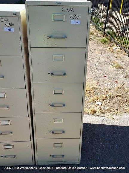 COLE METAL 5-DRAWER FILE CABINET - Bentley & Associates, LLC