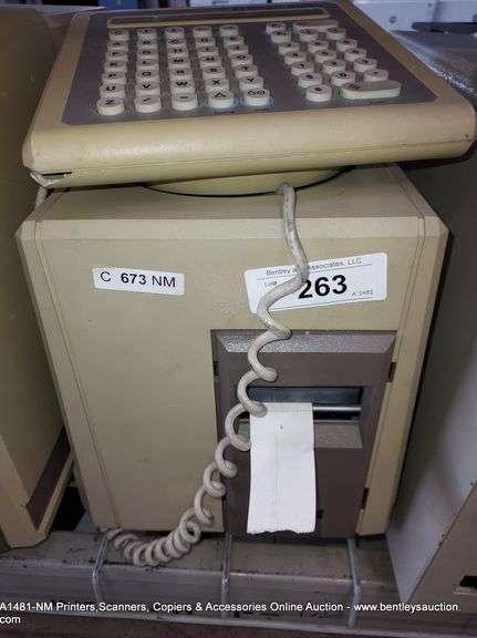 MONARCH PRINTER - NO POWER CORD - Bentley & Associates, LLC