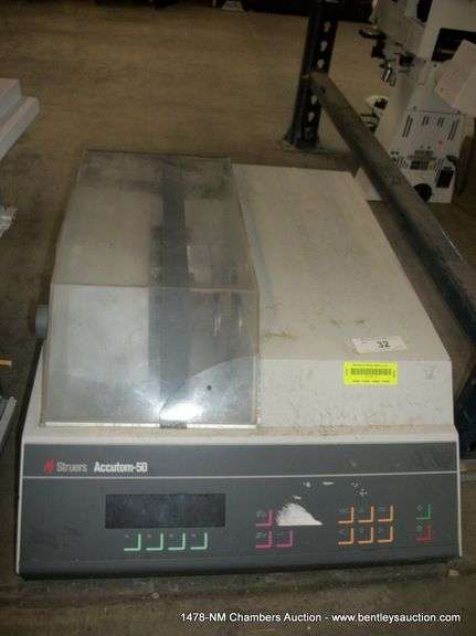 STRUERS ACCUTOM-50 CUTTING SYSTEM - Bentley & Associates, LLC