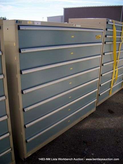 LISTA 7-DRAWER CABINET, 55" X 28" X 56" - Bentley & Associates, LLC