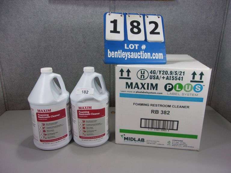GALLONS MAXIM PLUS FOAMING RESTROOM CLEANER (6X MONEY) - Bentley ...