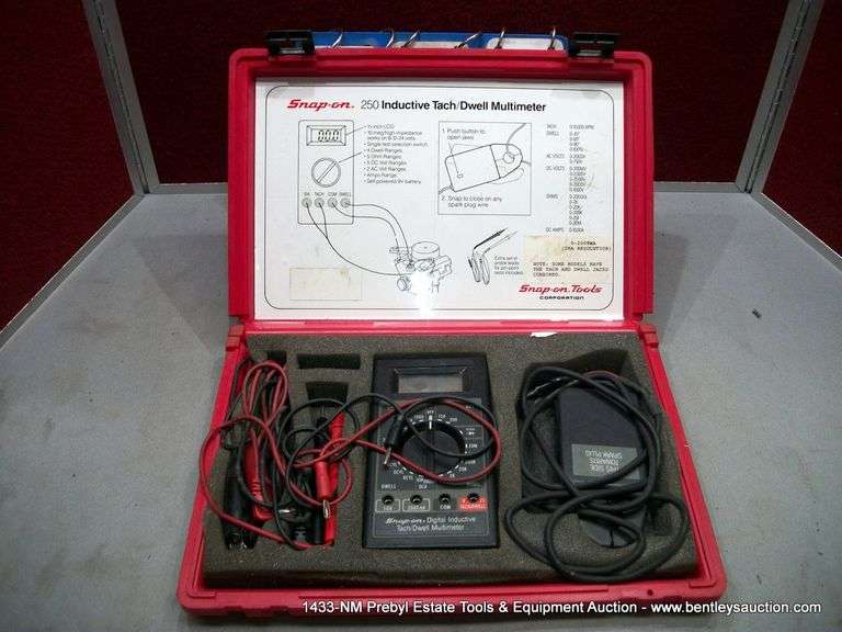 SNAP ON DIGITAL INDUCTIVE TACH/ DWELL MULTIMETER - Bentley & Associates ...
