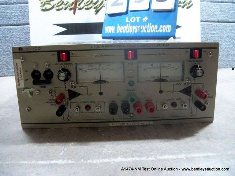 KEPCO BIPOLAR OPERATIONAL POWER SUPPLY/ AMPLIFIER - Bentley ...