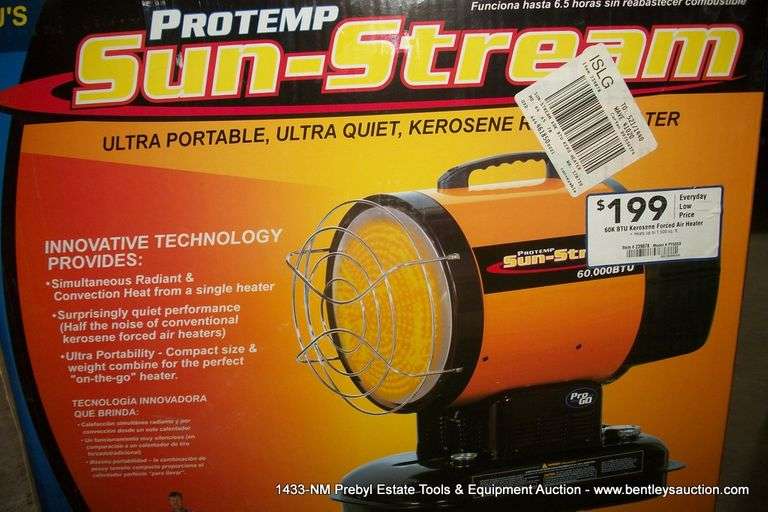 PRO TEMP SUN STREAM HEATER - Bentley & Associates, LLC
