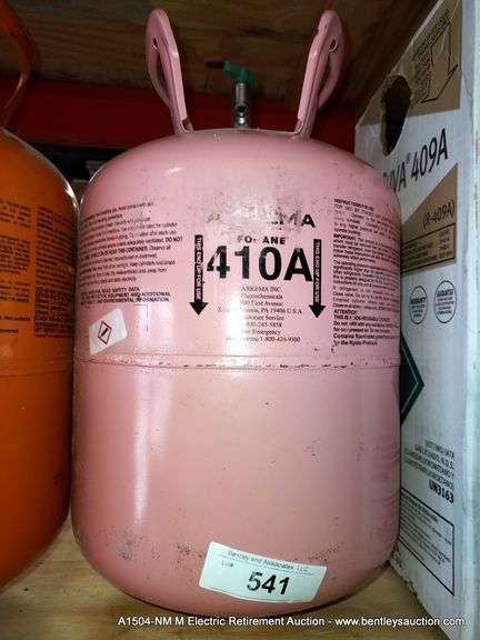 ARKEMA 410A BOTTLE - Bentley & Associates, LLC