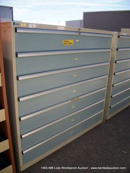 LISTA 7-DRAWER CABINET, 55" X 28" X 56" - Bentley & Associates, LLC