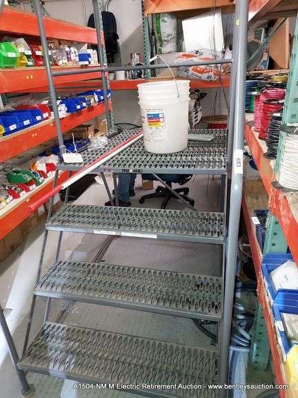 TRI ARC 4-STEP ROLLING LADDER - Bentley & Associates, LLC