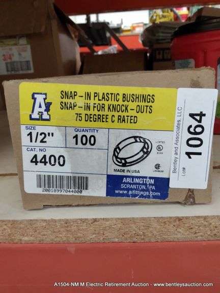 AI FITTINGS 1/2" SNAP-IN PLASTIC BUSHINGS - Bentley & Associates, LLC