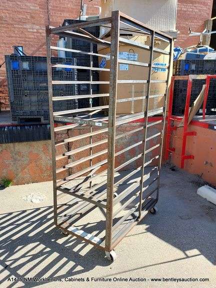 METAL RACK ON CASTERS - Bentley & Associates, LLC