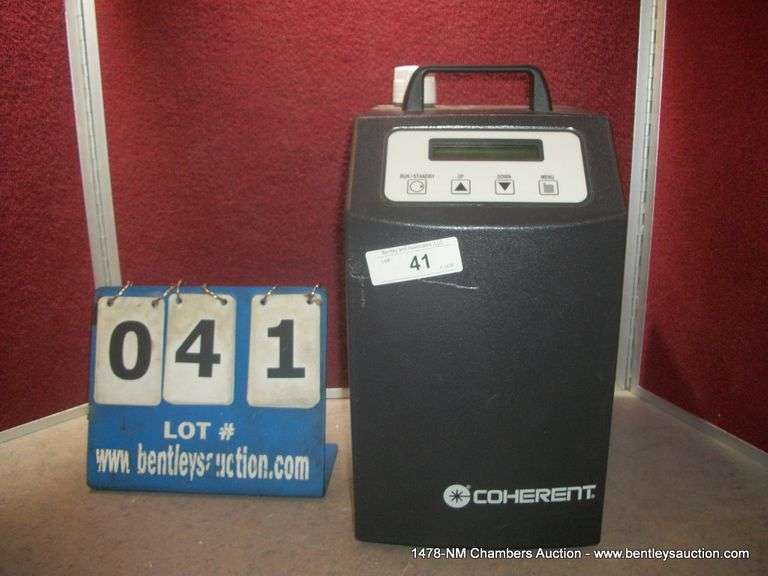 COHERENT T255P CHILLER - Bentley & Associates, LLC