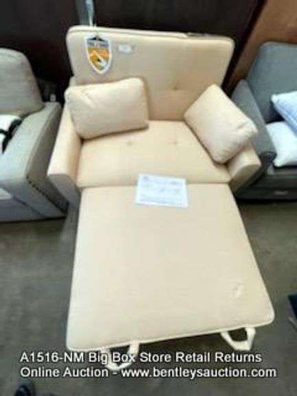 SERTA DREAM CONVERTIBLE SLEEPER CHAIR - Bentley & Associates, LLC