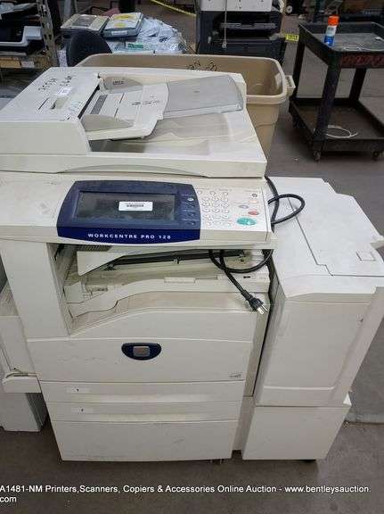 XEROX WORKCENTRE PRO 128 COPIER - NO POWER CORD - Bentley & Associates, LLC