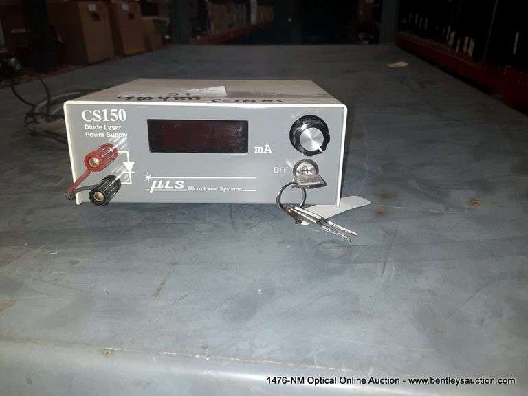 MICRO LASER SYSTEMS CS150 DIODE LASER POWER SUPPLY - Bentley ...
