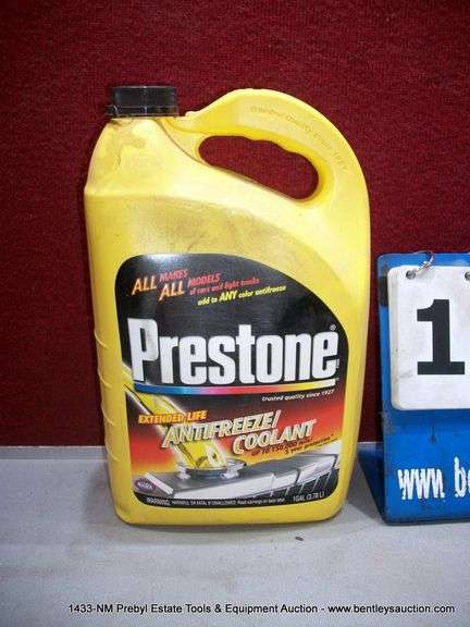 PRESTONE ANTIFREEZE/ COOLANT - Bentley & Associates, LLC