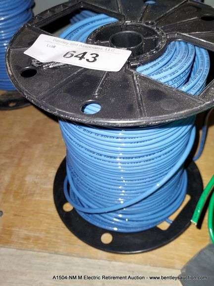SPOOL: 14 GAUGE WIRE-BLUE - Bentley & Associates, LLC