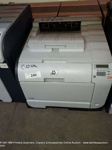 HP COLOR LASERJET CP2025 PRINTER - NO POWER CORD - Bentley & Associates ...